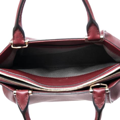 Cartier Dark Red Leather Mini C De Cartier Satchel At 1stdibs Cartier