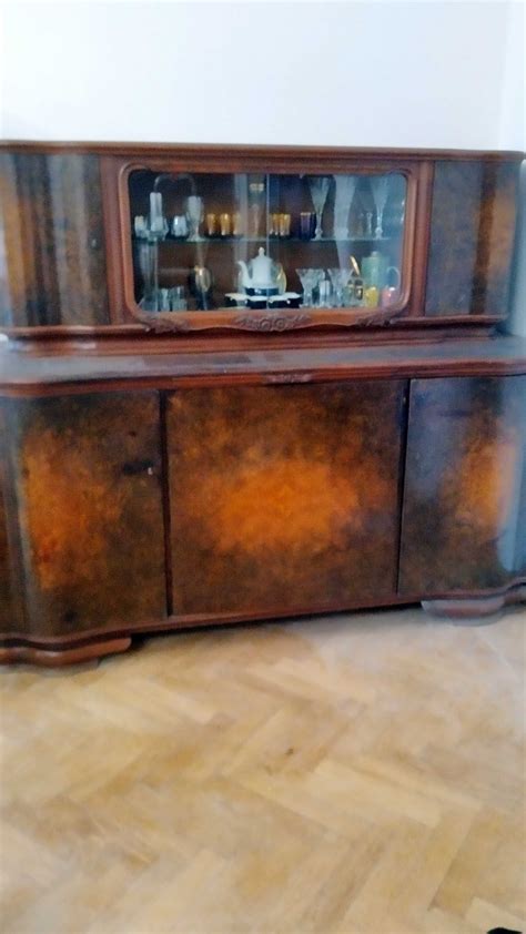 Kredens Bufet Barek Vintage Art Deco Antyk Meble Zabytkowe