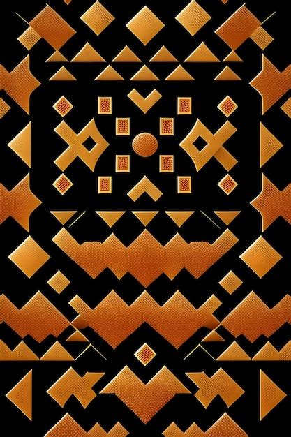 Premium Ai Image Aztec Pattern Vecto