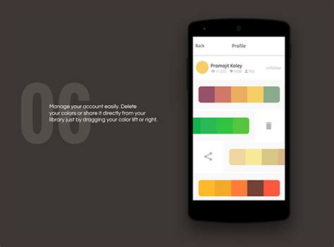 Color Fuel A Color Picker App On Behance
