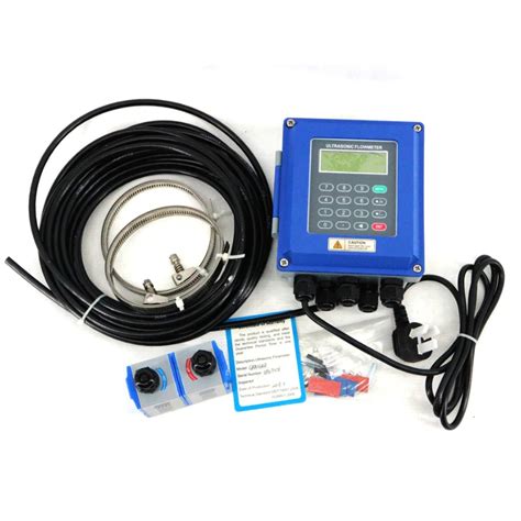 Local Ready Stock Ultrasonic Flow Meter TUF 2000B Up To 160C Transducer Liquid Flowmeter
