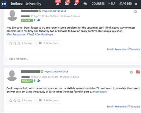 Having An Online Social Forum For Class Networking Gives Physics