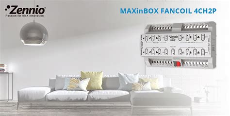 Disponible El Actuador Knx Maxinbox Fancoil 4ch2p De Zennio • Casadomo