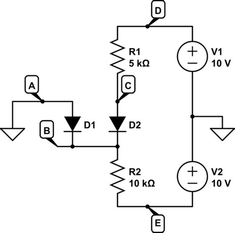 How To Approach Diode Circuit Analysis Novice Electrical