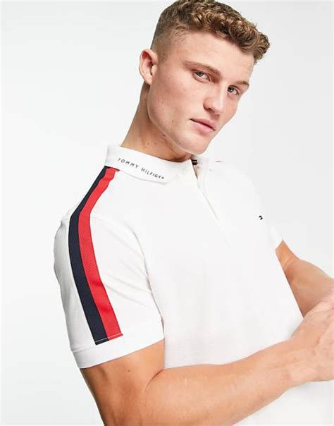 Tommy Hilfiger Polo Bianca Con Logo Asos