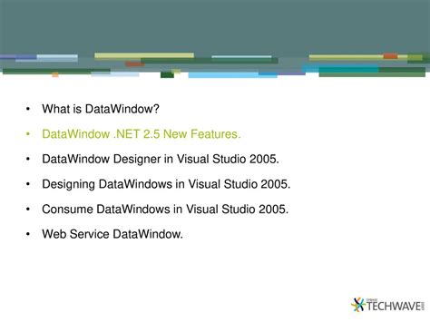 Design And Consume Datawindows In Visual Studio Ppt Download