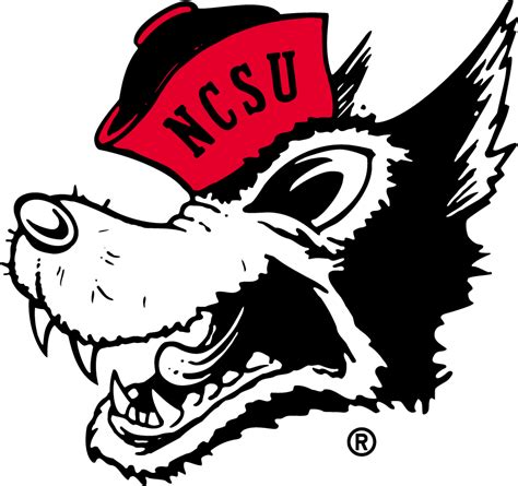 North Carolina State Wolfpack Logo Secondary Logo Ncaa Division I N