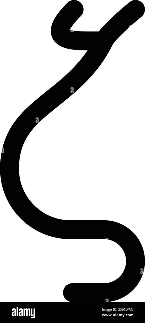 Zeta Greek Symbol Small Letter Lowercase Font Icon Black Color Vector