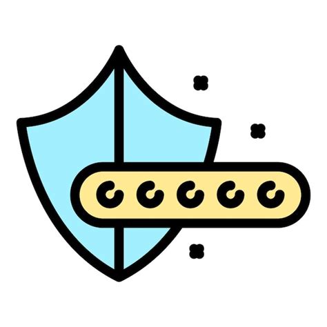 Premium Vector Shield Safe Cipher Icon Outline Shield Safe Cipher