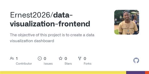 Github Ernest Data Visualization Frontend The Objective Of This Project Is To Create A