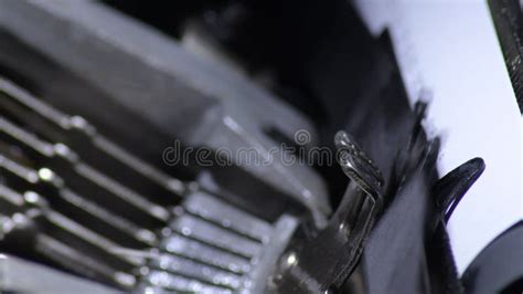 Typo Keys Of A Manual Qwerty Old Typewriter Writing Stock Video Video