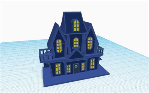 3d Design Haunted House Tinkercad