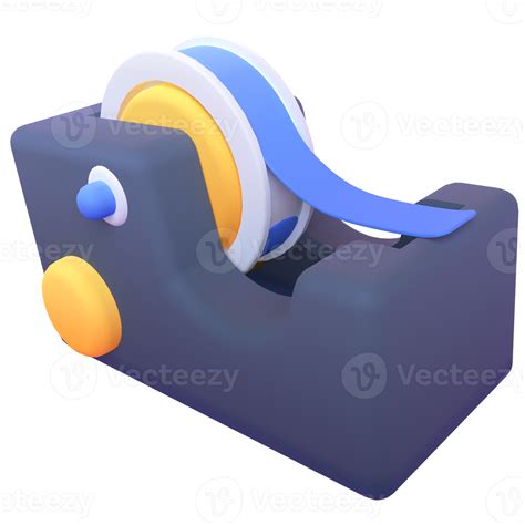Adhesive Tape In 3d Render For Graphic Asset Web Presentation Or Other