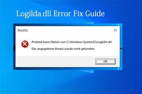 Como corrigir o erro LogiLDA dll está faltando All Things Windows