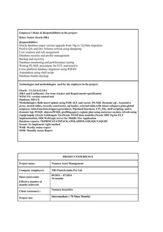 Dipankar Resume Pdf