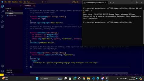 Muhammad Khizer On Linkedin Typescript Itcourses 100dayschallenge