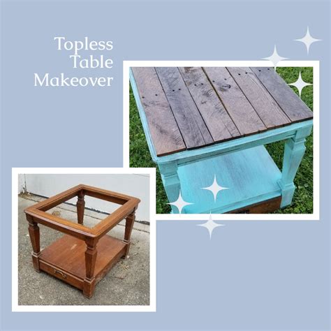 Rustic Side Table Roadkill Rescue My Repurposed Life