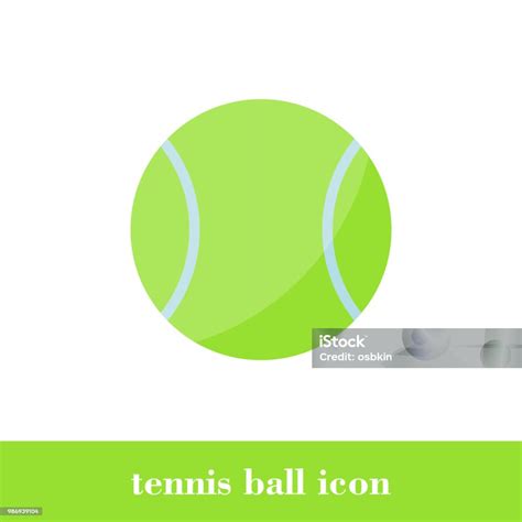 벡터 일러스트입니다 테니스 공 아이콘입니다 플랫 스타일입니다 공 0명에 대한 스톡 벡터 아트 및 기타 이미지 0명 Championship 경쟁 Istock