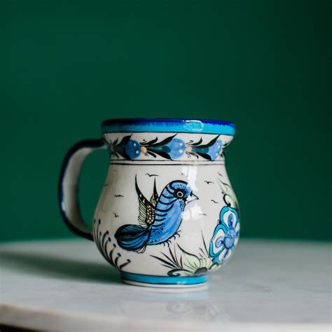 Wild Bird Coffee Mug Wild Bird Collection Handmade Guatemalan Imports