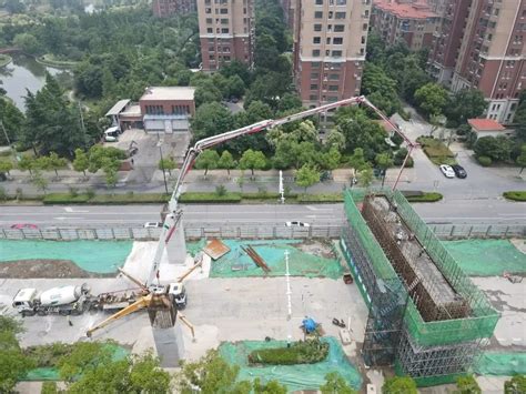 中铁四局宁马城际铁路马鞍山段首个门式墩盖梁混凝土浇筑完成 砼牛网