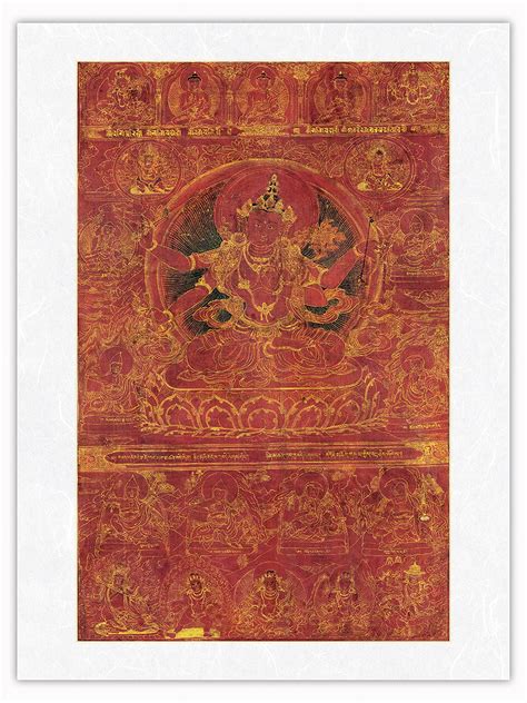 Manjushri Namasangiti Four Armed Bodhisattva Buddhist Tantric Deity