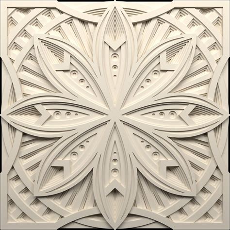 3d Wall Panel Stl File For Cnc Router And 3d Printing Cnc File For Wood 3d Wall Art Panel 3d