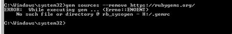 Ruby Installing Gems Fails With Timeout Error Stack Overflow