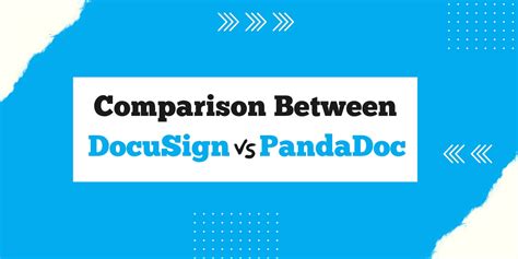 Docusign Vs Pandadoc Comparison Bunnydoc