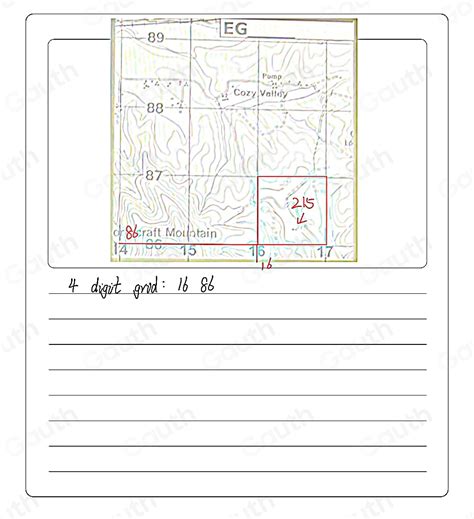 Solved Which 4 Digit Grid Square Contains Point 215 Answer In A A [math]