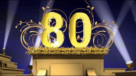 80 лет юбилей картинки Красивые открытки картинки с Юбилеем на 80 лет