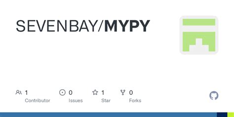 Github Sevenbay Mypy