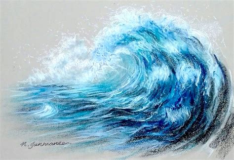 Crashing Waves Drawing At GetDrawings Free Download