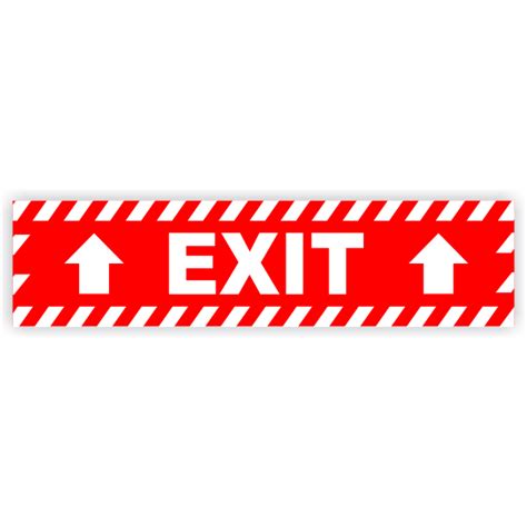 Bilingual Exit Sign Custom Signs