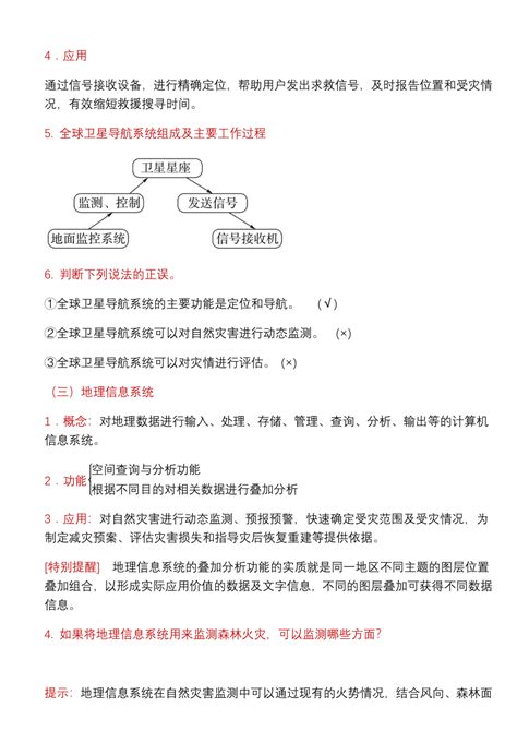 64 地理信息技术在防灾减灾中的应用 教学设计21世纪教育网 二一教育