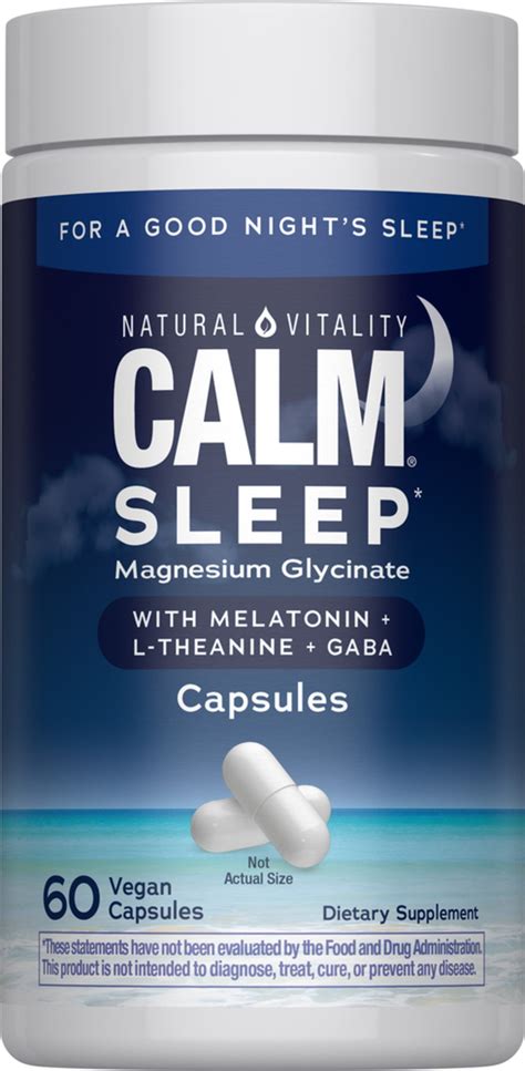Calm Sleep With Melatonin Natural Vitality
