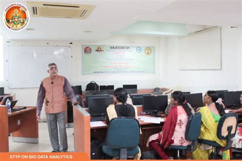 Sttp On Big Data Analytics Vaagdevi College Of Engineering