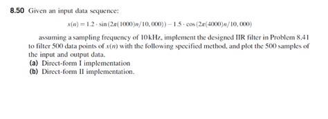 Solved Step By Step Sol A B Given An Input Data Chegg