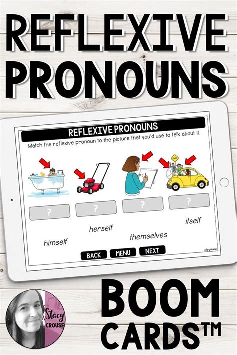 Third Person Reflexive Pronouns Boom Cards™ Speech Therapy Speech