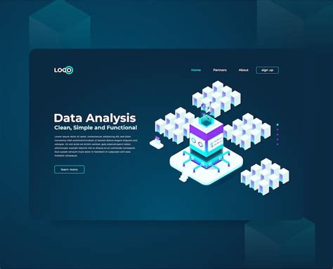Premium Vector Isometric Illustration Data Analysis