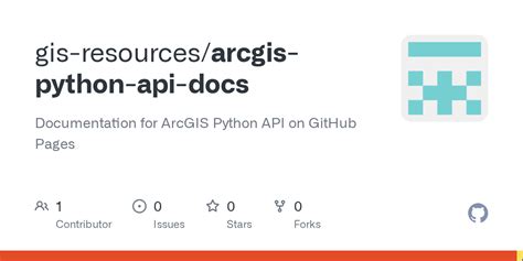 Github Gis Resources Arcgis Python Api Docs Documentation For Arcgis Python Api On Github Pages