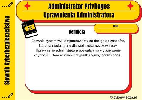Administrator Privileges Uprawnienia Administratora Cyberwiedzapl Cyberbezpieczeństwo Bez