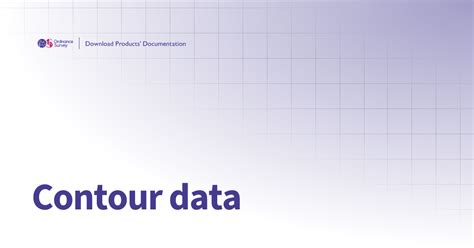 Contour Data Os Download Products Documentation