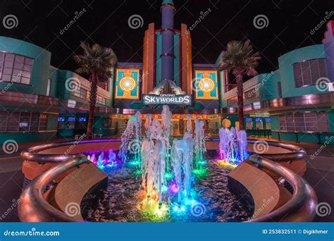 Entrance Of The Skyworlds Theme Park At Genting Highlands Malaysia