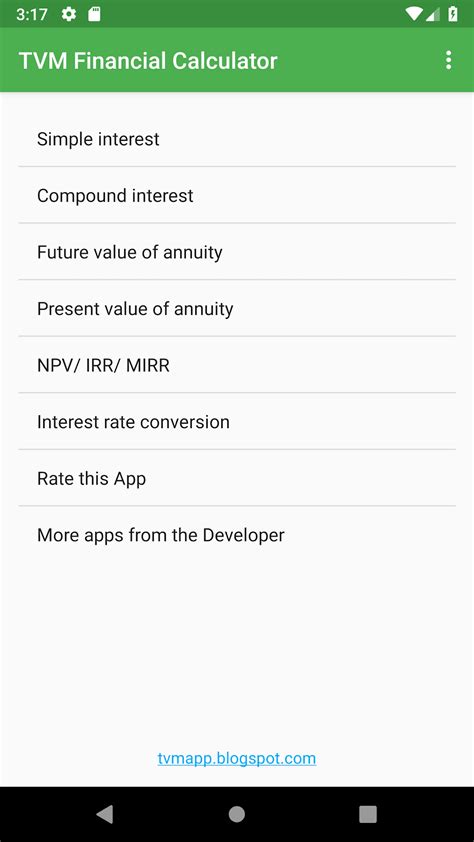 Tvm Financial Calculator Apk For Android Download
