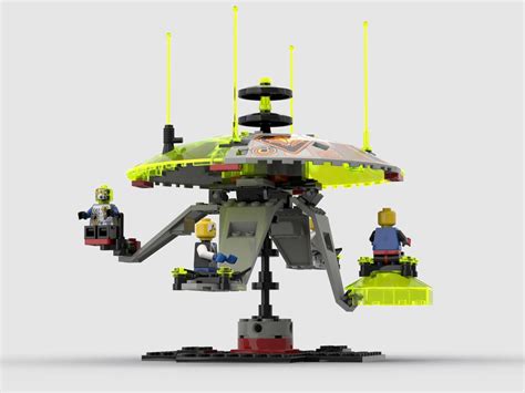 Lego Moc 6900 Alt Build Space Carousel By Silenfu Rebrickable