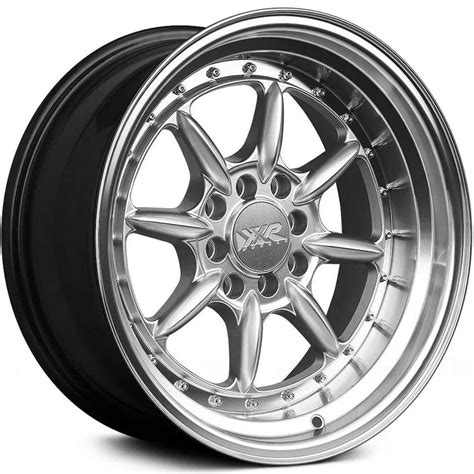 Xxr 0025 15x8 4x100 4x1143 Silver Machine 20mm Wheels