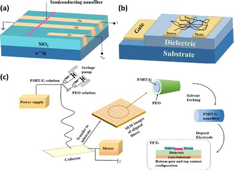 A Structure Of The Electrospun Nanofiber Based Fet Reprinted From