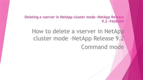 How To Shutdown And Power Up Of The Netapp Cluster Mode Storage System Pptx Operating