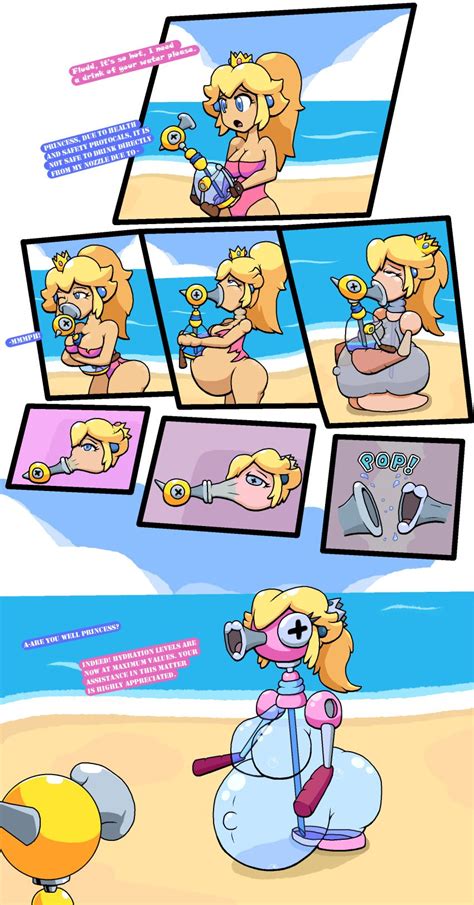 Rule 34 1girls 1other Beach Chabble Comic Dialogue English Text Expansion Expansion Sequence