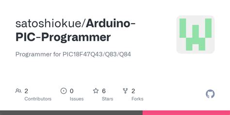 Github Satoshiokuearduino Pic Programmer Programmer For Pic18f47q43